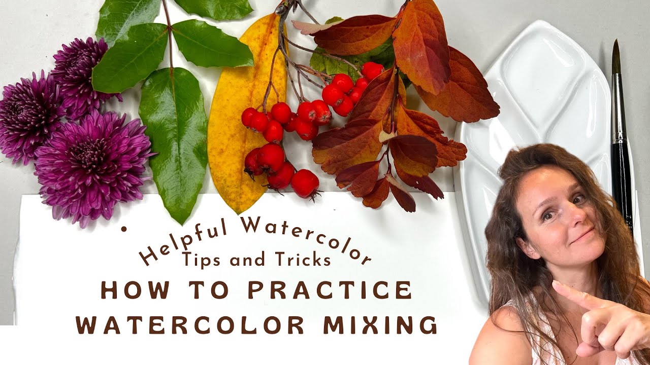 Helpful Watercolor Tips and Tricks 🔴 Lesson 9 🔴 How to Practice ...