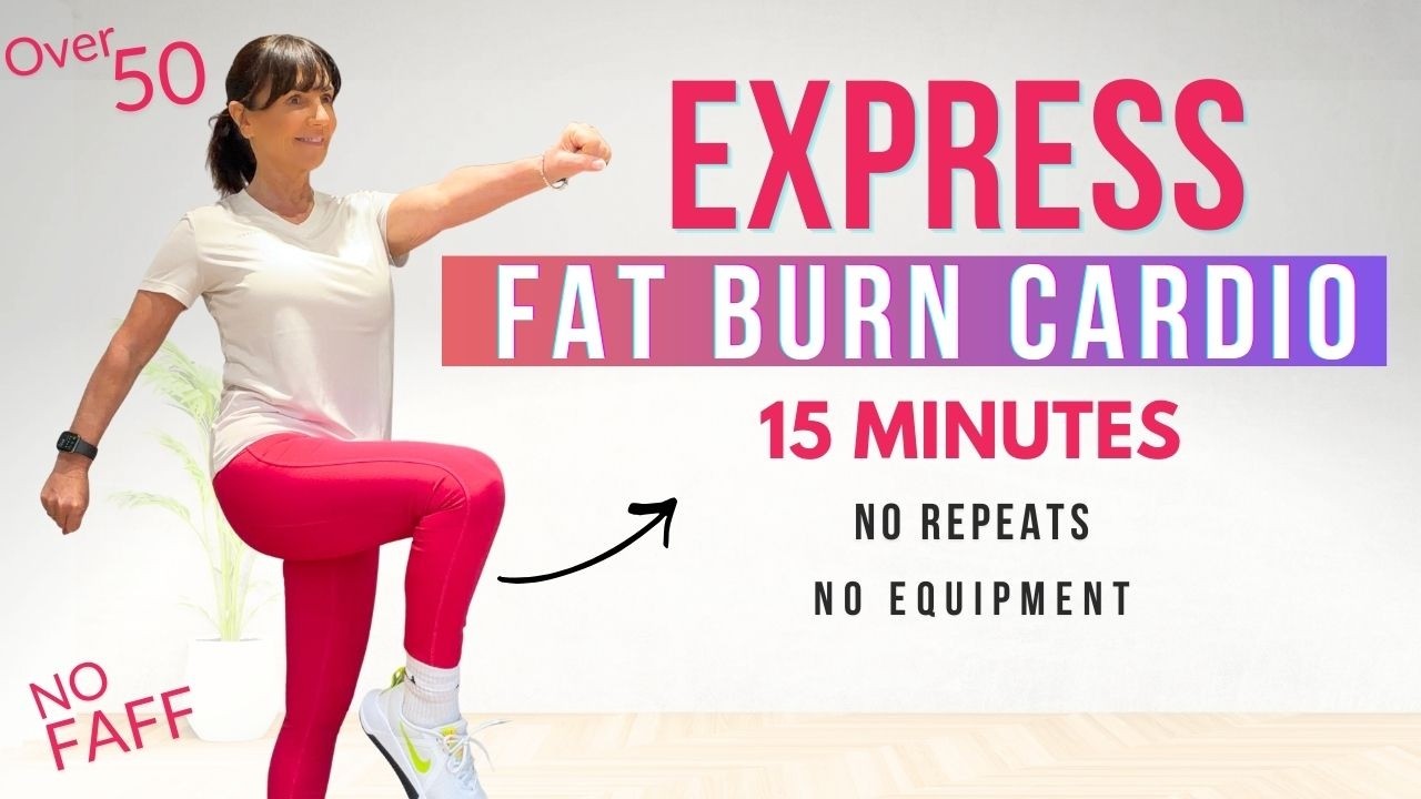 15-Min FAT BURNING Cardio Magic | The Perfect Workout for Women 50 ...