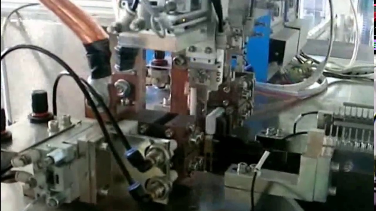 Capacitor Soldering Lug Automatic Welding Machine - YouTube