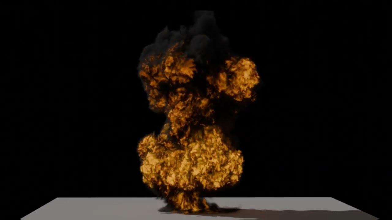 Explosion ฝึกทำ Blender + After Effect #beginners - YouTube