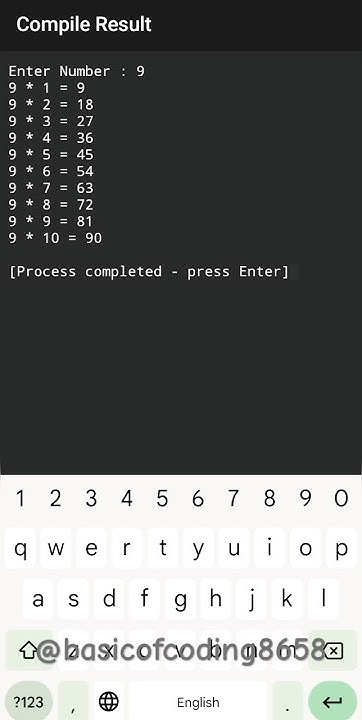 31 Print Table Of Any Number In C Programming Programcppbasicofcodingtableof9coding