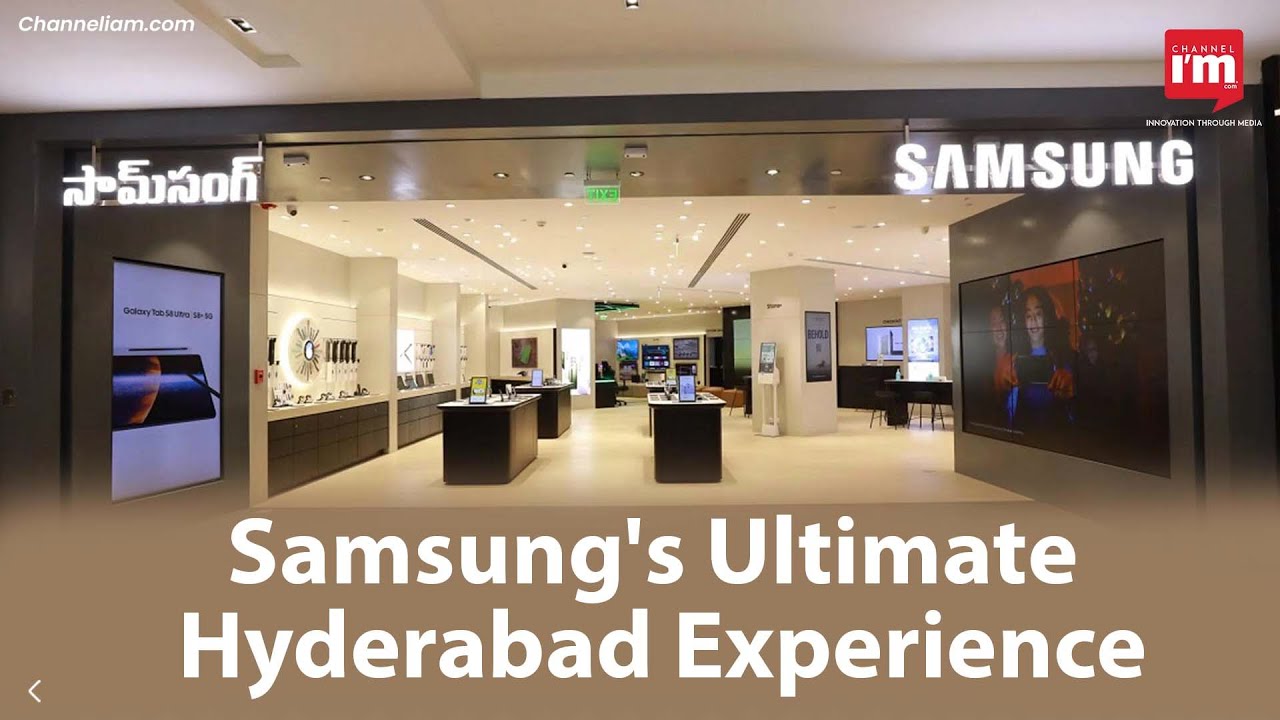 Samsung Unveils Largest Premium Experience Store in Hyderabad - YouTube