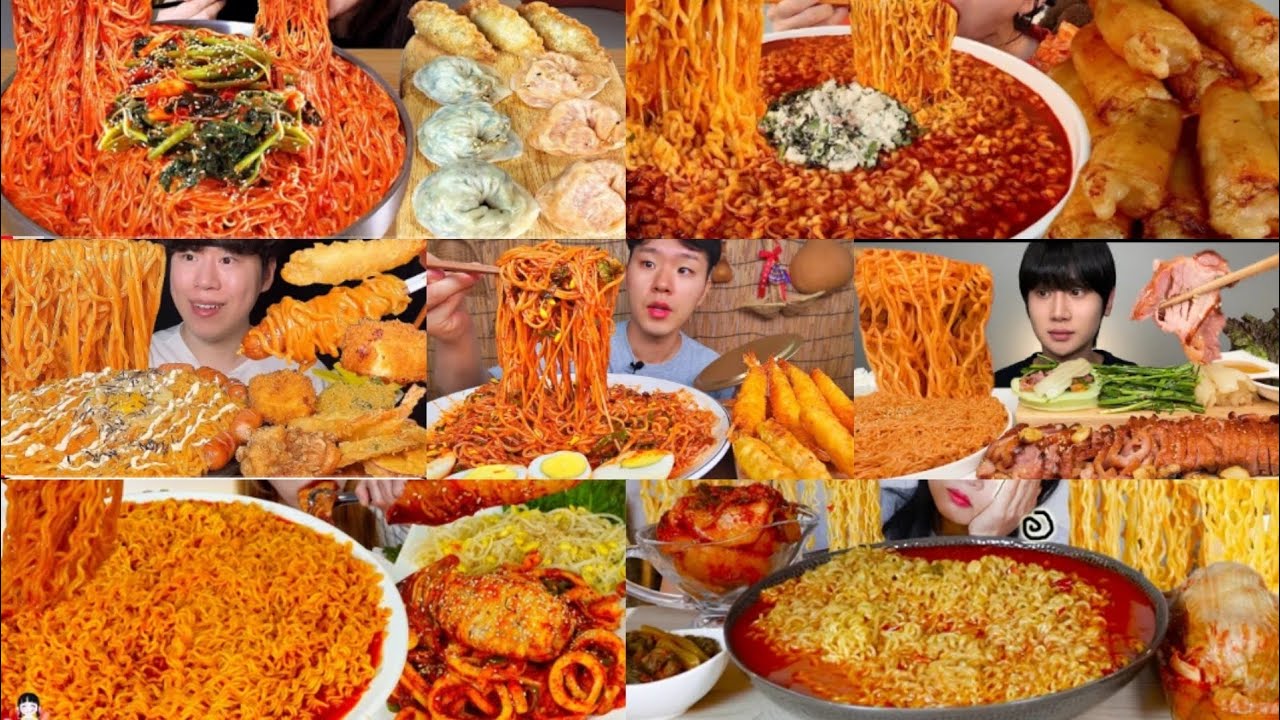 3X Speed Eating Sound MUKBANG | Ultimate Korean Street Food Challenge ...