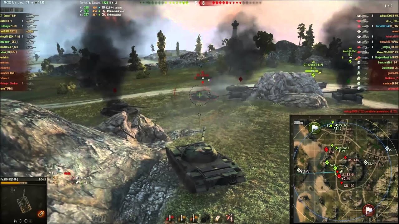 World of Tanks Replays #4 I T 34 3 I 5 3K DMG, 4 Kills, Carry, Ace ...