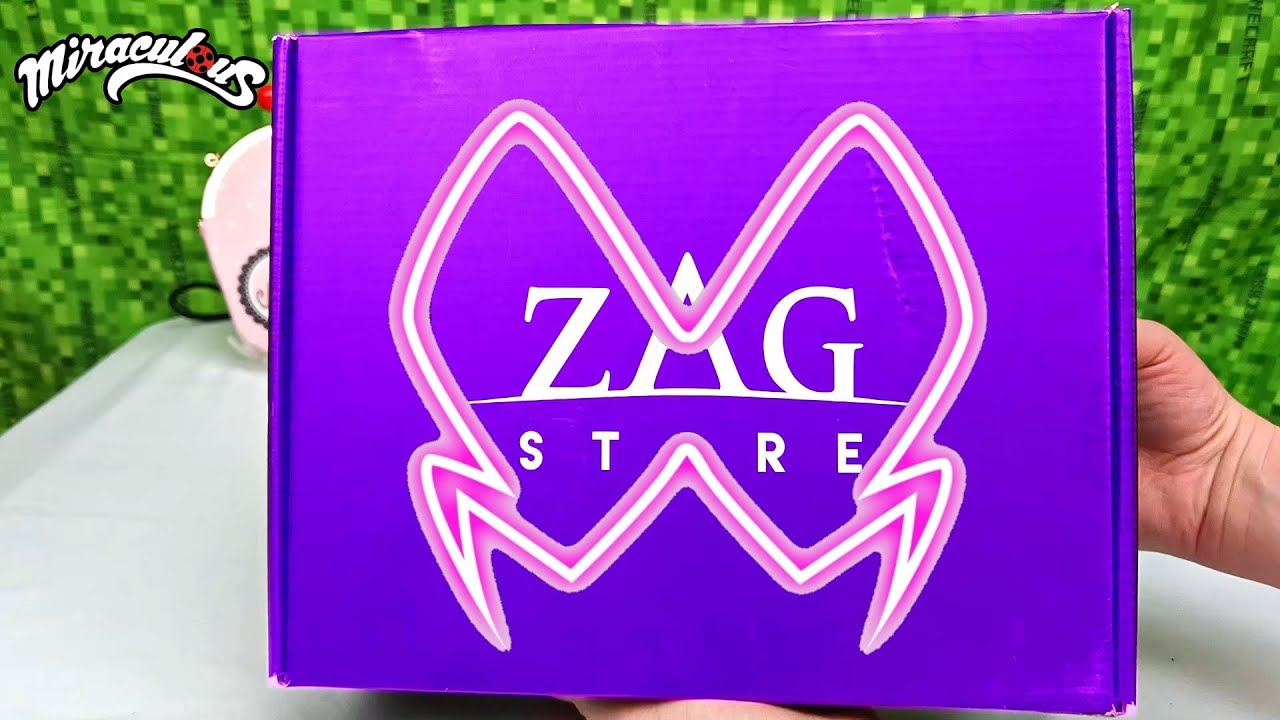 Opening Miraculous Ladybug ZAG Store Box | October 2023 | Year 3 - YouTube