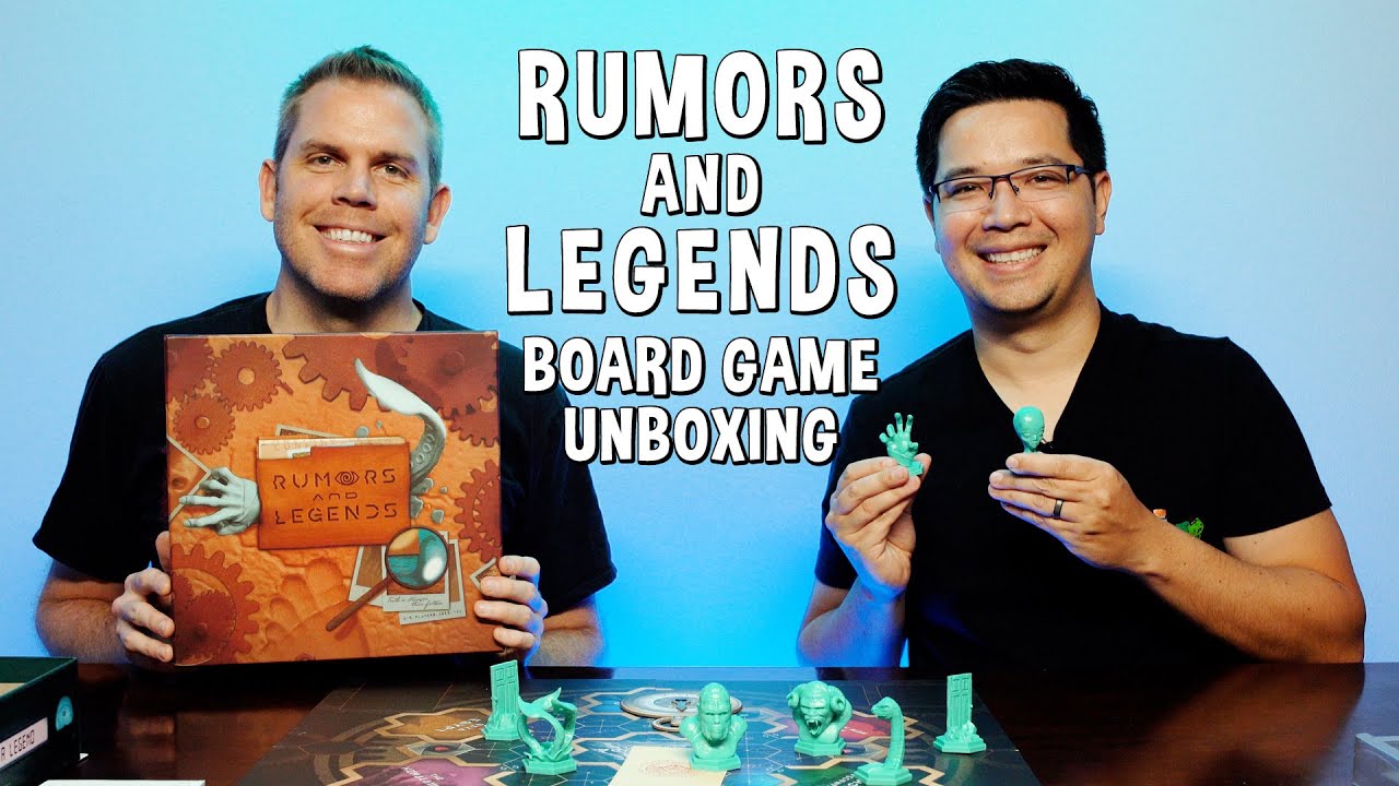 Unboxing Rumors and Legends - Cryptid Deduction Board Game - YouTube