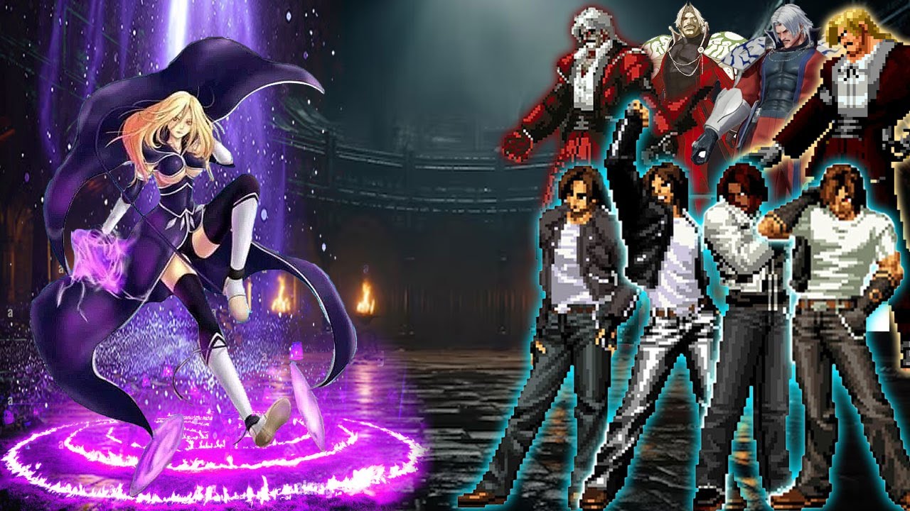 [Mugen KOF] LAdy Igniz (Ikaria) Vs Orochi Kyo Kusanagi, Lord Rugal ...