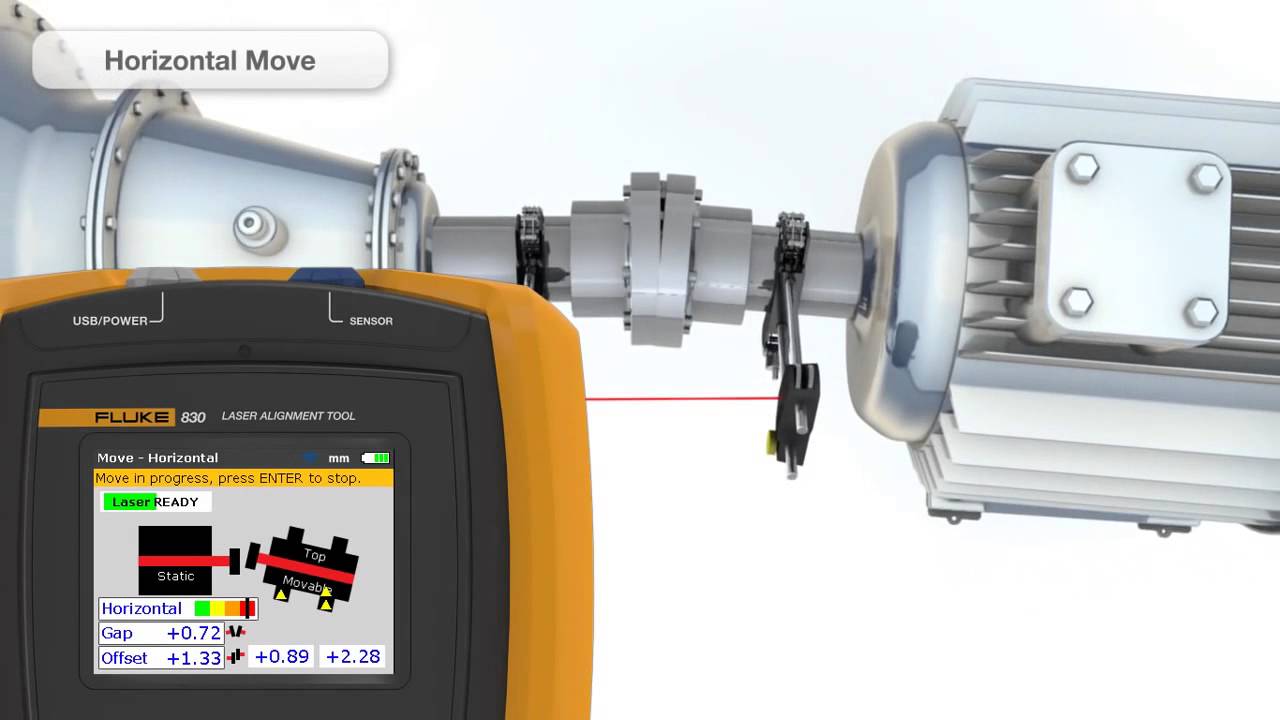Fluke 830 Laser Shaft Alignment Tool Why Precision Alignment - YouTube