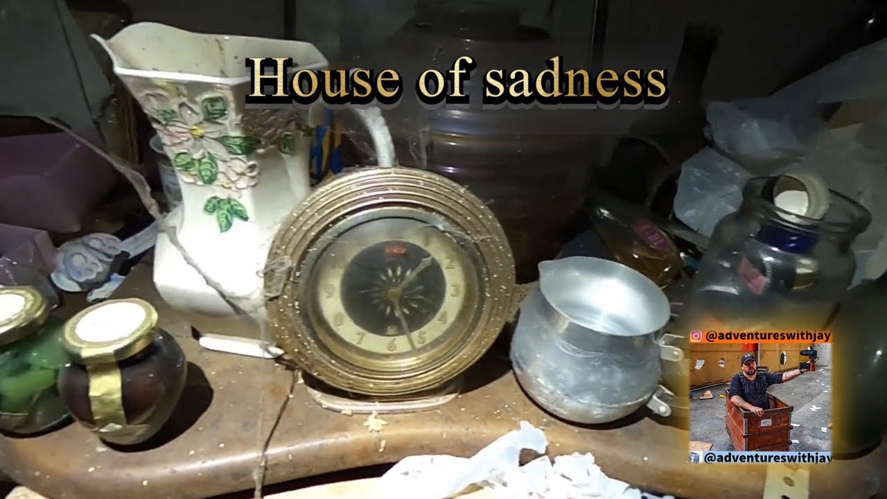The Sad House With Everything Left Behind - YouTube