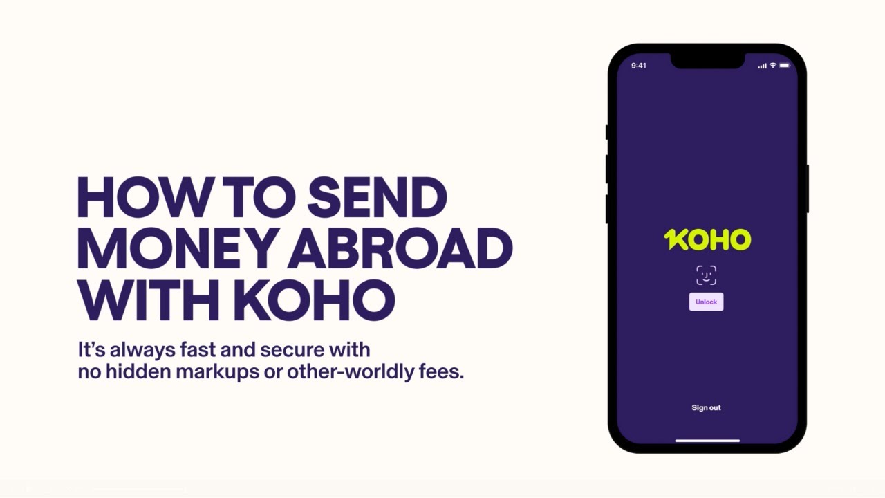 How to send money abroad with KOHO - YouTube