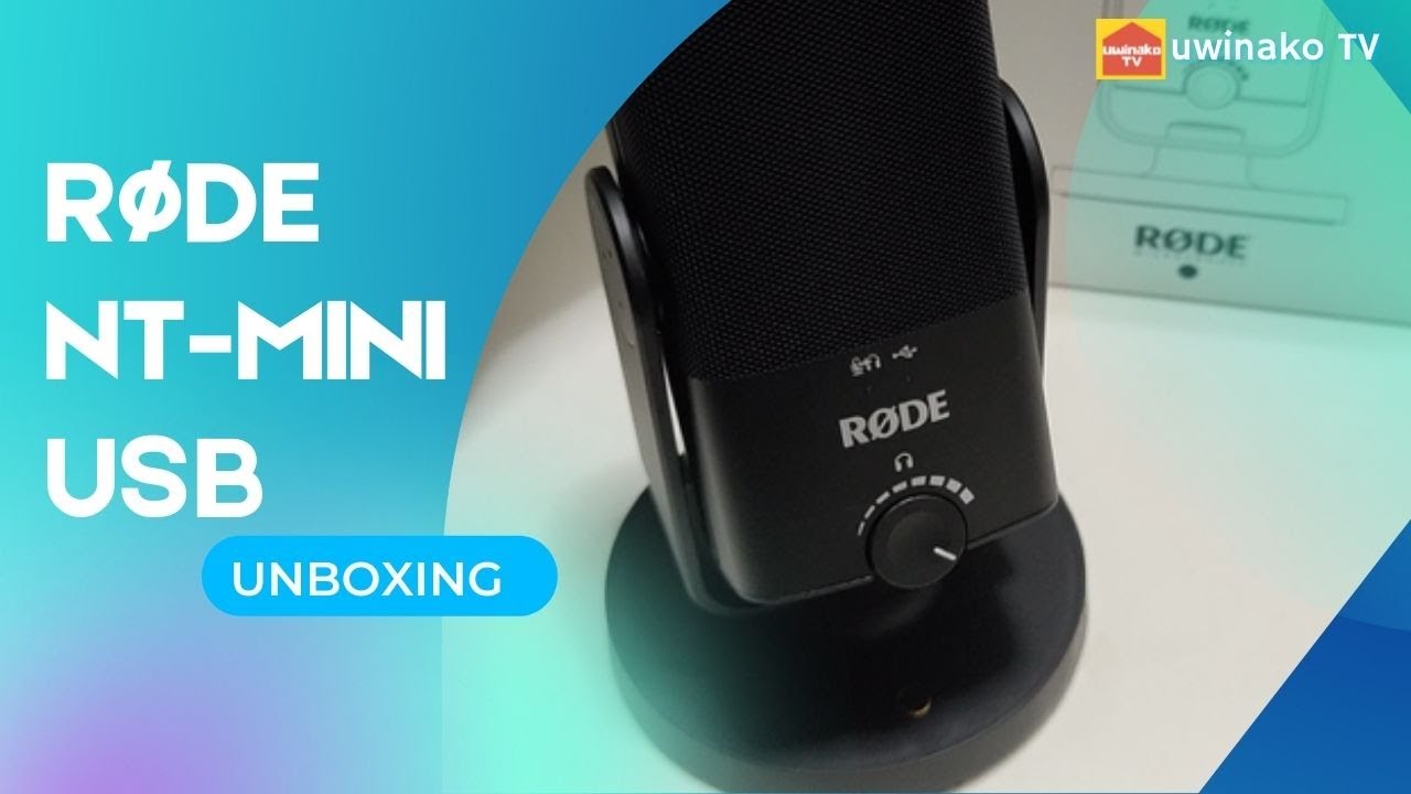 Rode NT-MIni USB Microphone | Unboxing | uwinako TV - YouTube