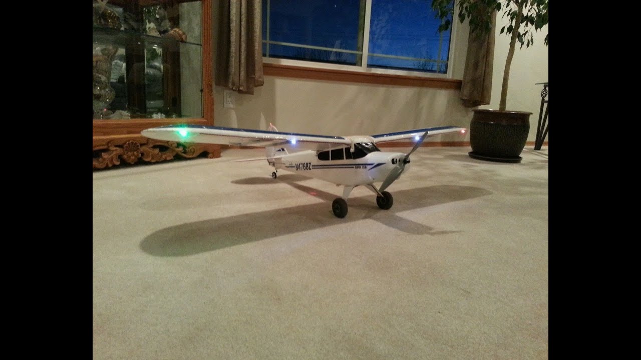 Hobbyzone Super Cub Nav Light How To - YouTube