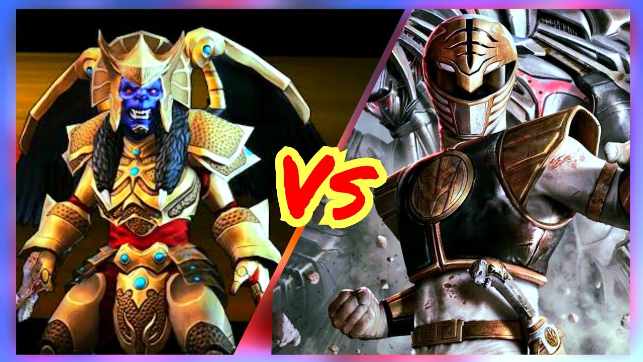 Power Rangers Fight MMPR White Ranger (Tommy Oliver) vs Goldar # ...