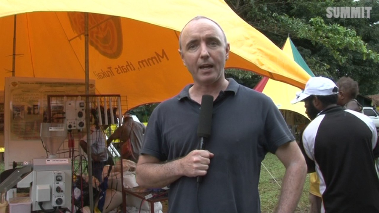 Solar Rice Mill exhibit at Morobe Show 2016 - YouTube