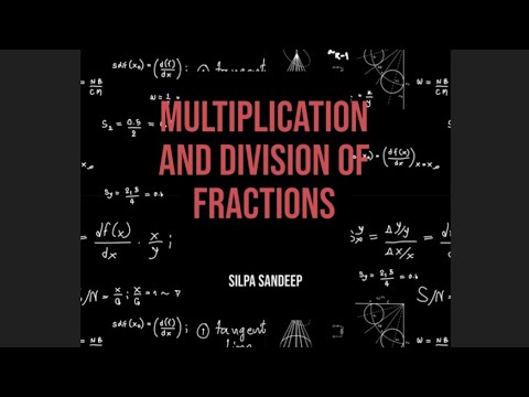 Multiplication and Division of Fractions #mathematics #algebra # ...