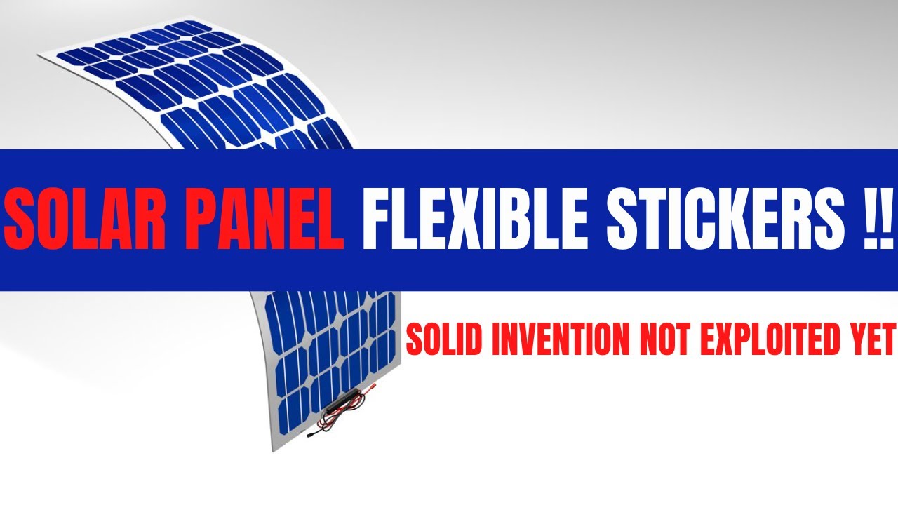 Sticker Solar Panels!! Unbeatable Technology #technology #trending ...