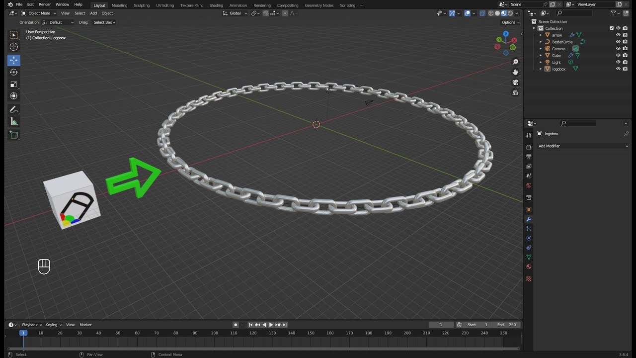 Blender building : Model EP-65 : Chain : โซ่ - YouTube