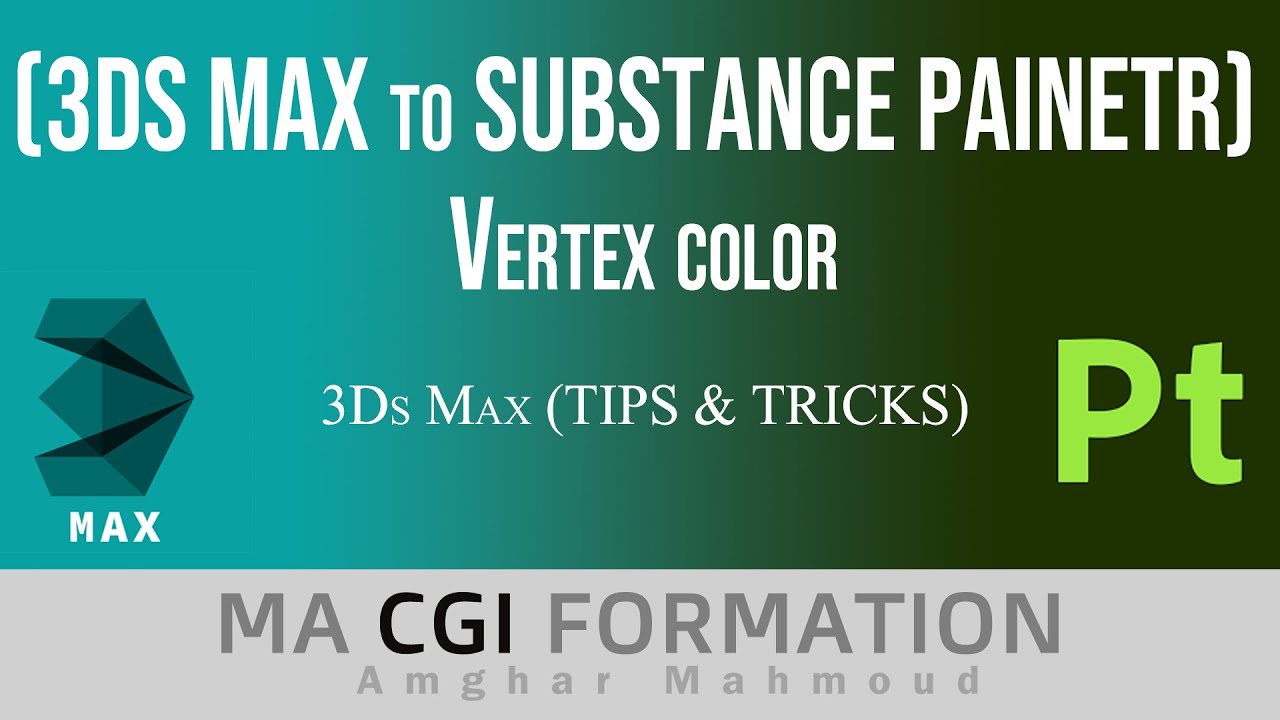 (3DS MAX to SUBSTANCE PAINETR) Vertex color - YouTube