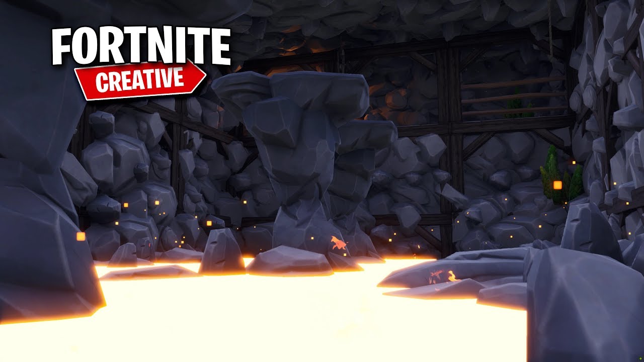 How to create WORKING REALISTIC lava in Fortnite Creative - YouTube