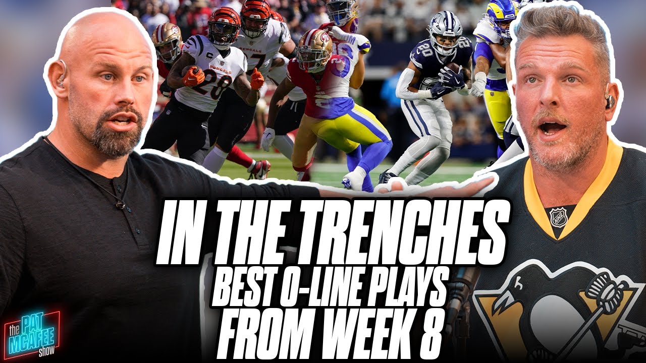 THE BEST Offensive Line Plays From NFL's Week 8 Games | In The Trenches - YouTube