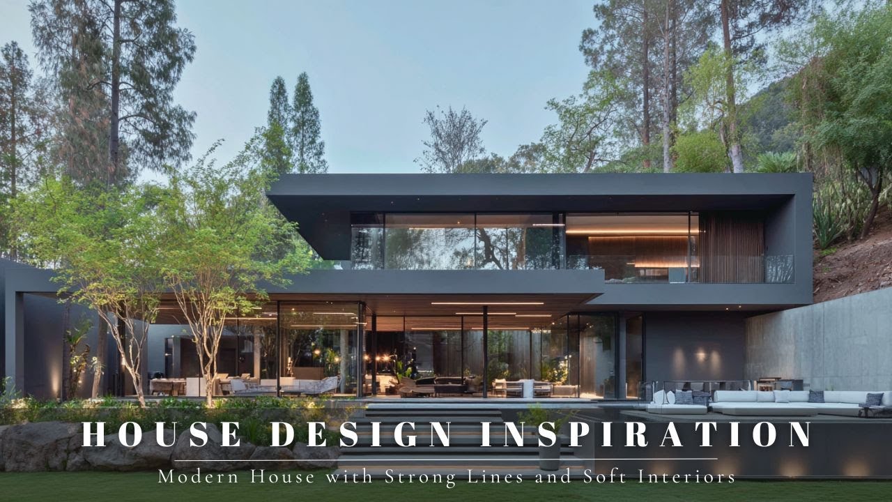 House Design Inspiration: Modern House with Strong Lines and Soft ...