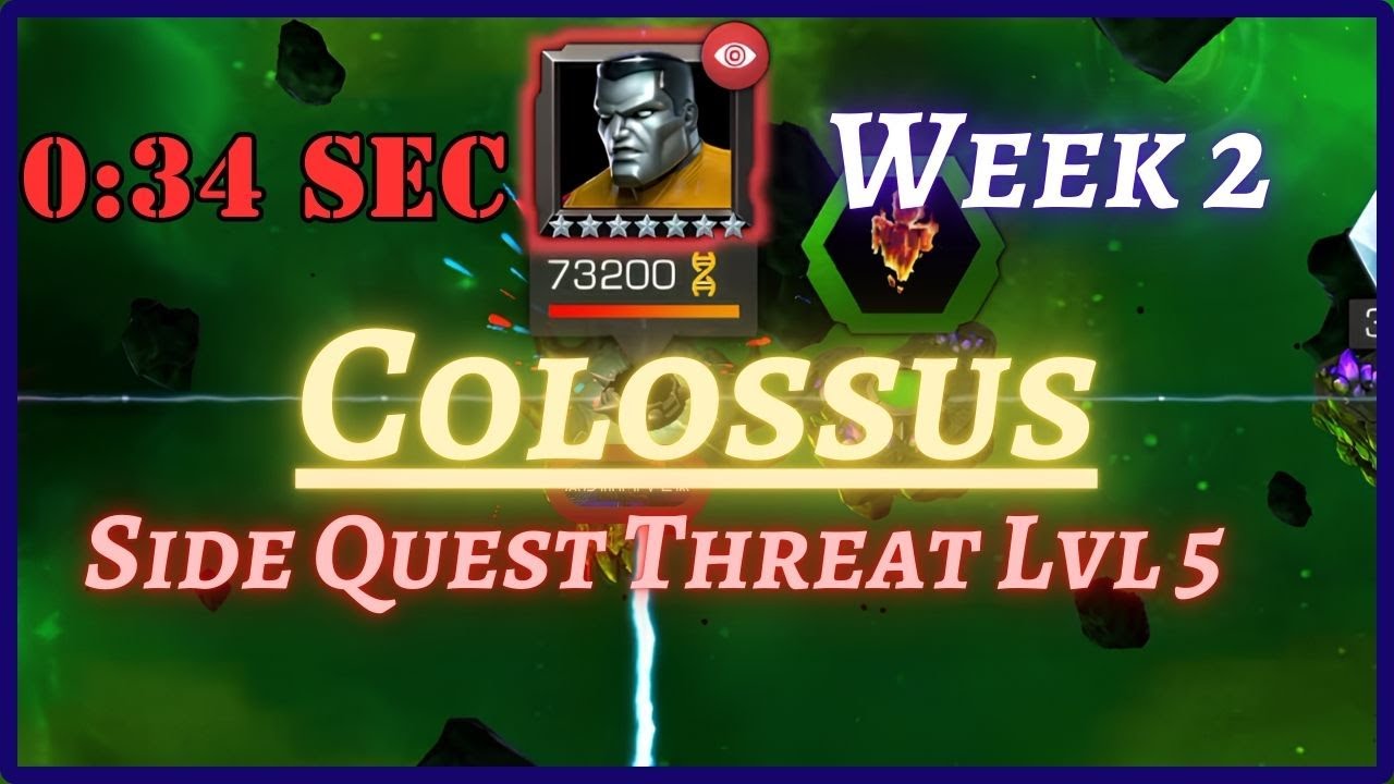 Colossus Melted in 34s | Easy Solo | March Side Quest | Week 2 | MCOC ...