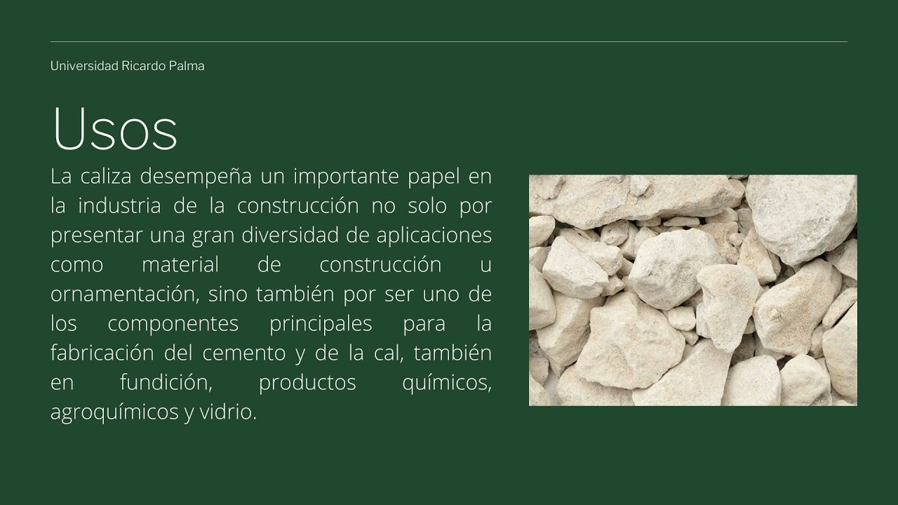 Materiales de Construccion URP: Piedra Caliza - YouTube