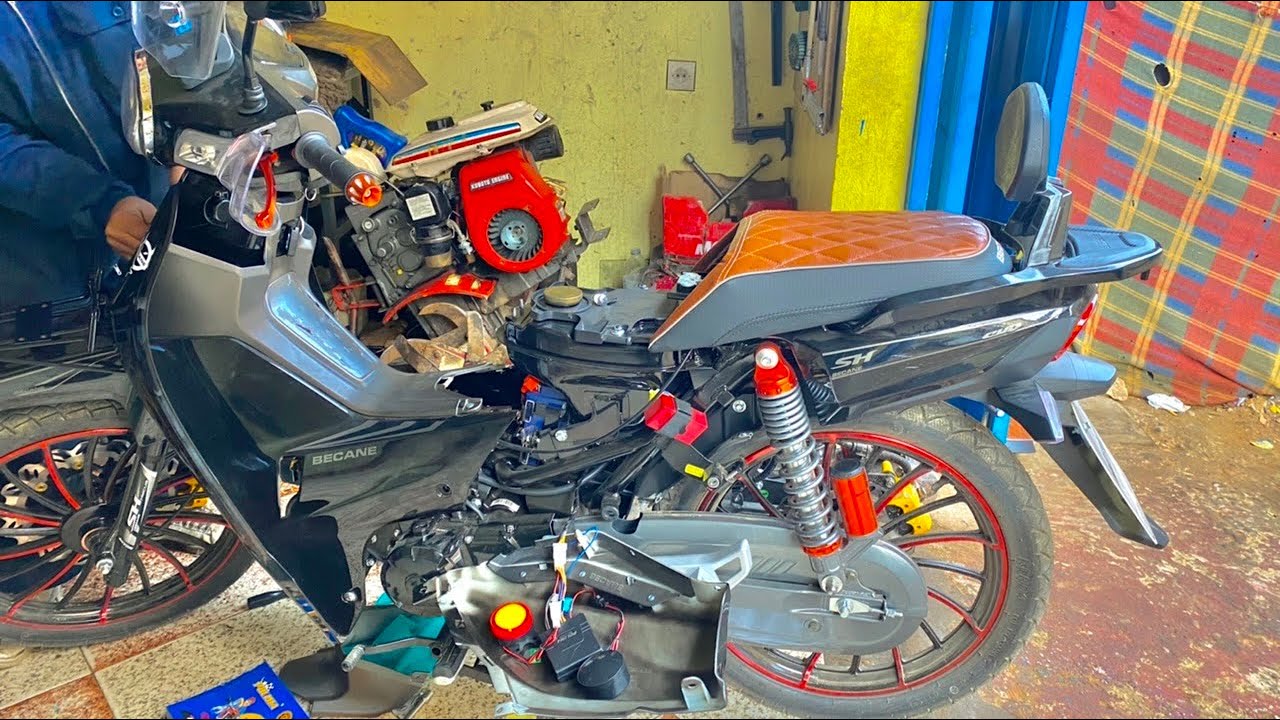 تركيب الرم و سدية الكتريك BECANE SH 2021 - YouTube