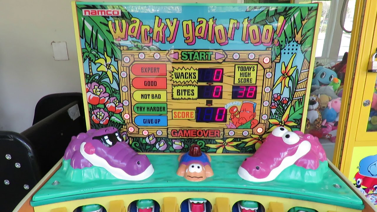 Namco Wacky Gator Too Arcade Machine - YouTube