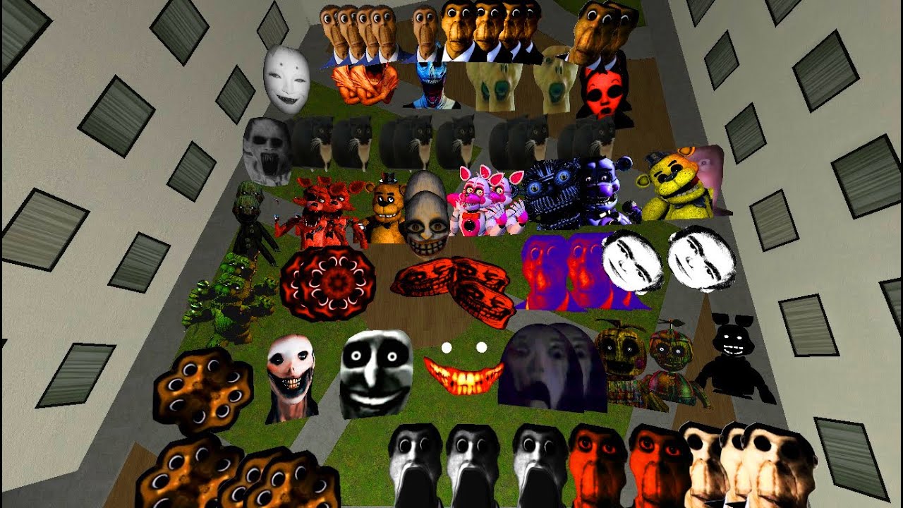 SCARY AND OBUNGA / Garry’s Mod NextBot - YouTube