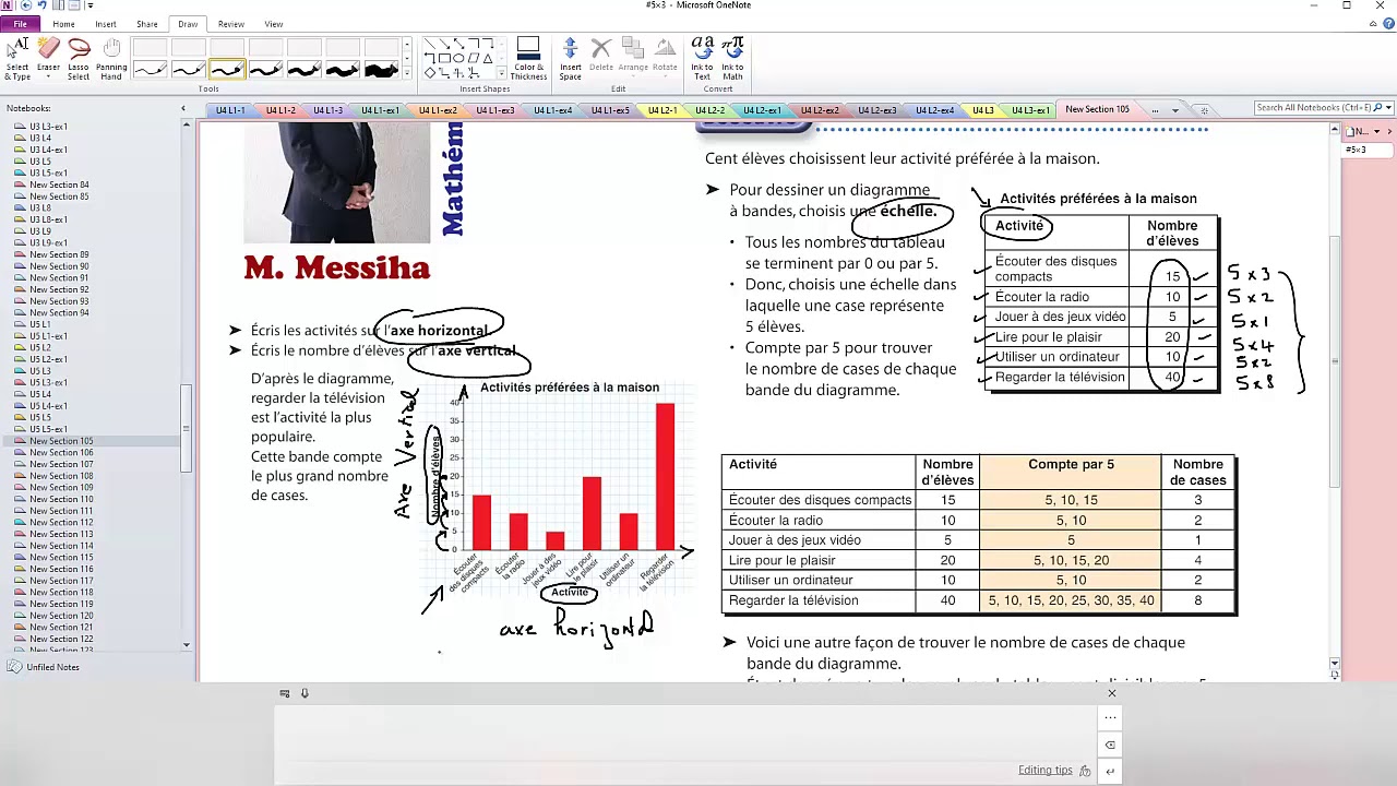 Dessiner des diagrammes a bandes - YouTube