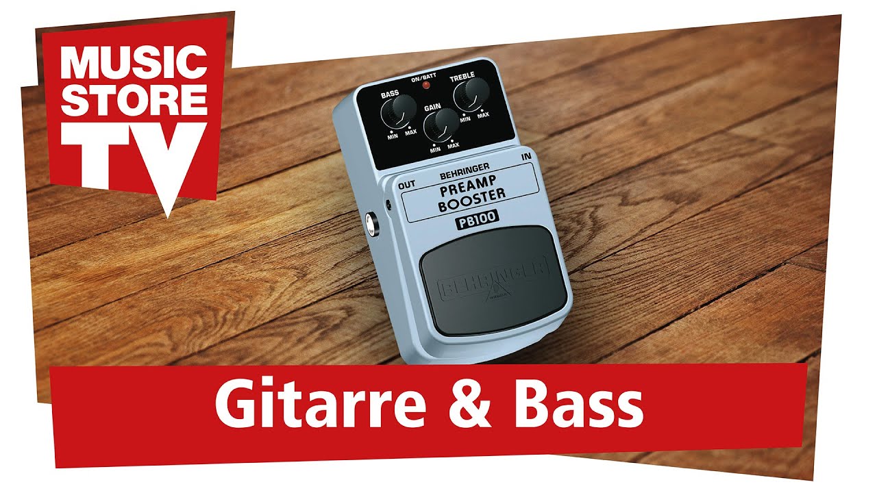 Behringer Preamp Booster PB100 Gitarren Effektgerät zum Deal Preis ...