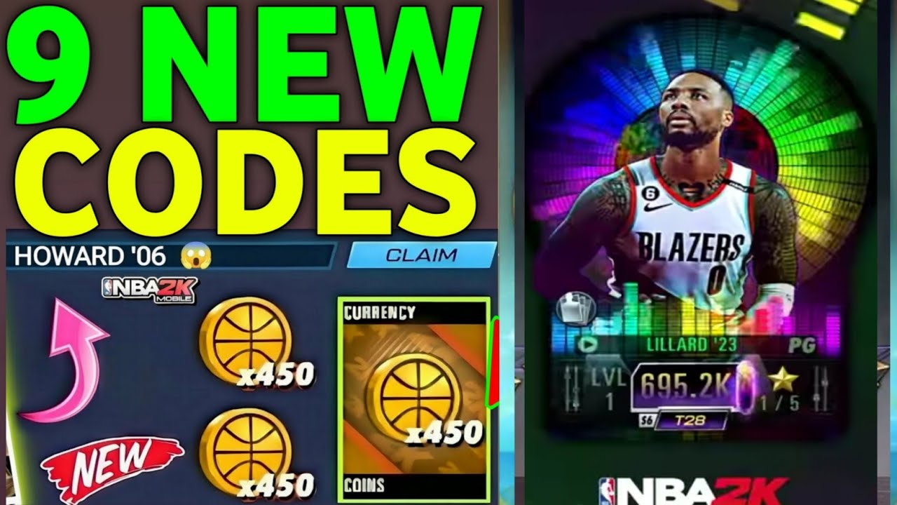 UPD⚡NBA 2K MOBILE REDEEM CODES JULY 2024 - NBA 2K MOBILE CODES 2024 - CODE NBA 2K MOBILE - YouTube