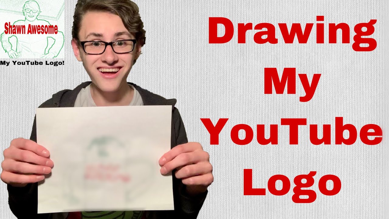 Drawing My YouTube Logo - YouTube