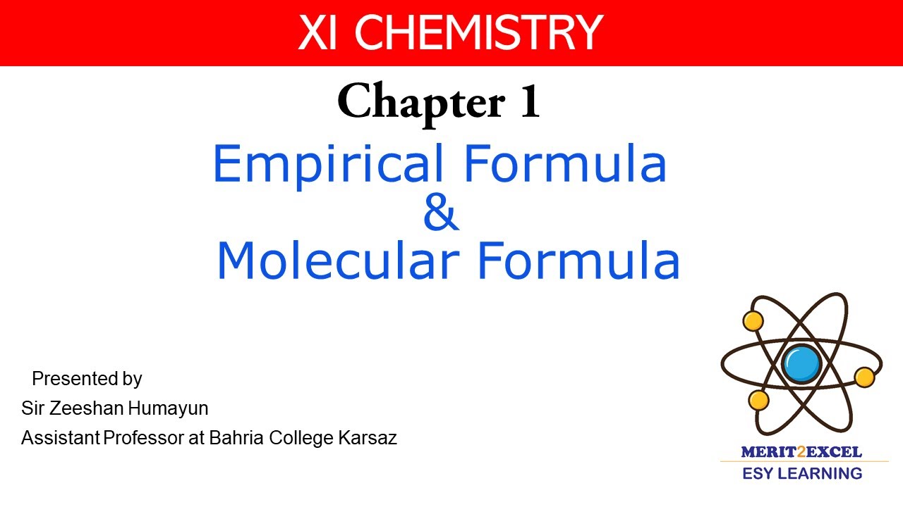 Class 11 Chemistry Empirical Molecular Formula Numerical class-11-chemistry-empirical-molecular-formula-numerical