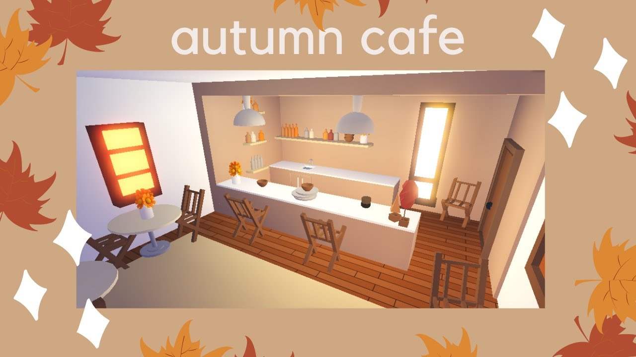 Autumn Cafe & Tiny Home Speed Build 🍈 Roblox Adopt Me! - YouTube