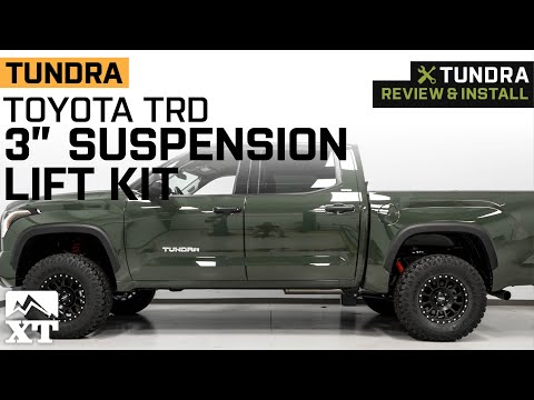 2022-2023 4WD Tundra Toyota 3-Inch TRD Suspension Lift Kit Review & Install