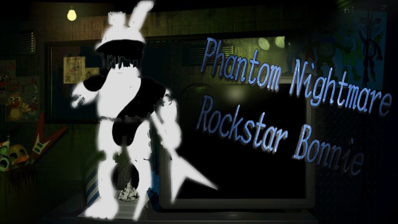 [FNaF speed edit] Phantom Nightmare Rockstar BOnnie - YouTube
