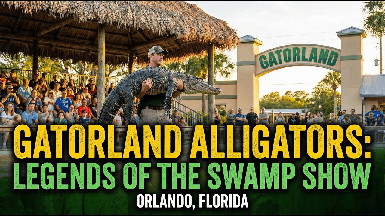 Gatorland Alligators: Legends of the Swamp Show - Orlando, Florida ...