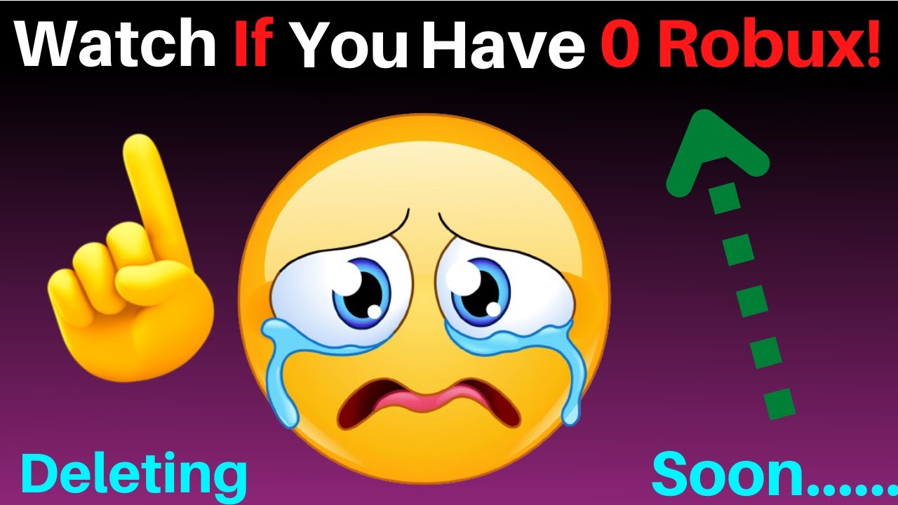 Watch if you have 0 Robux! - YouTube