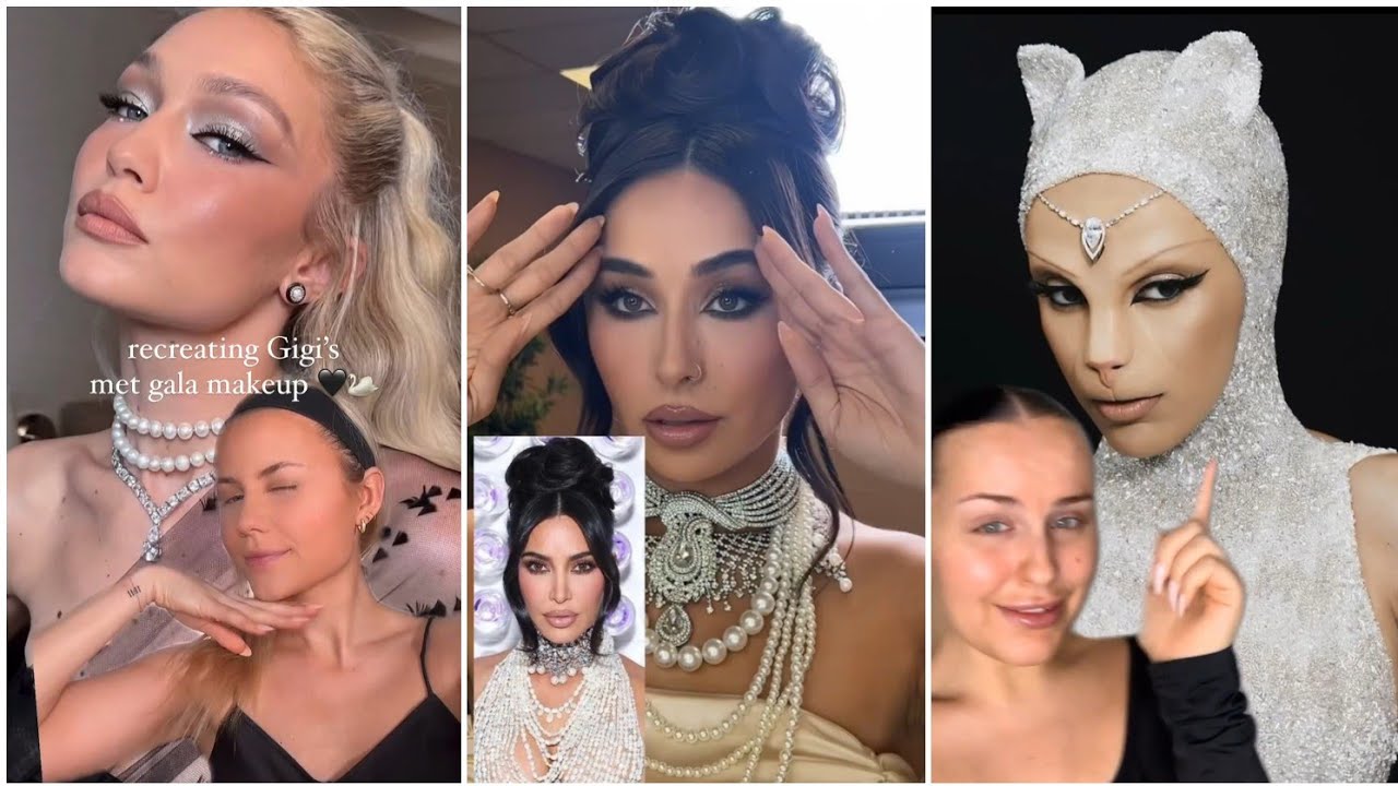Recreating Met gala Makeup Look 😻 Met gala Look 2023 💕Met gala Inspired ...