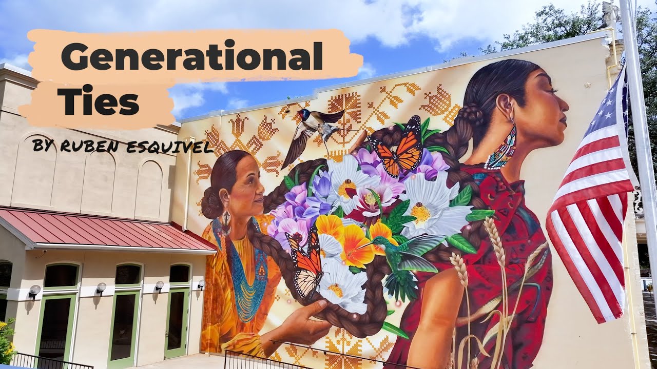 Generational Ties | Mural by Ruben Esquivel - YouTube