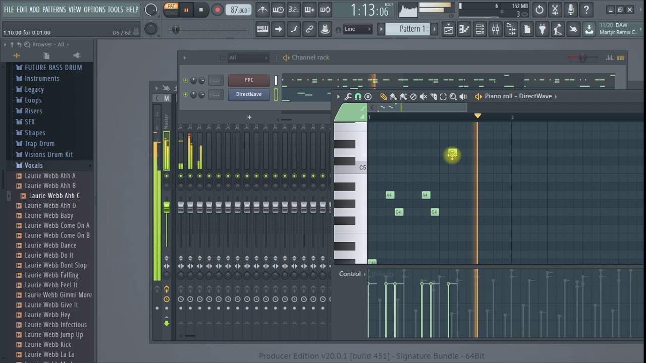 8.Fl studio DirectWave အားအသံုးျပဳျခင္ း - YouTube