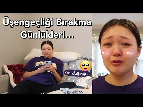 üşengeçliği bırakma günlükleri😅hormonlarla güreş😭paket açma📦