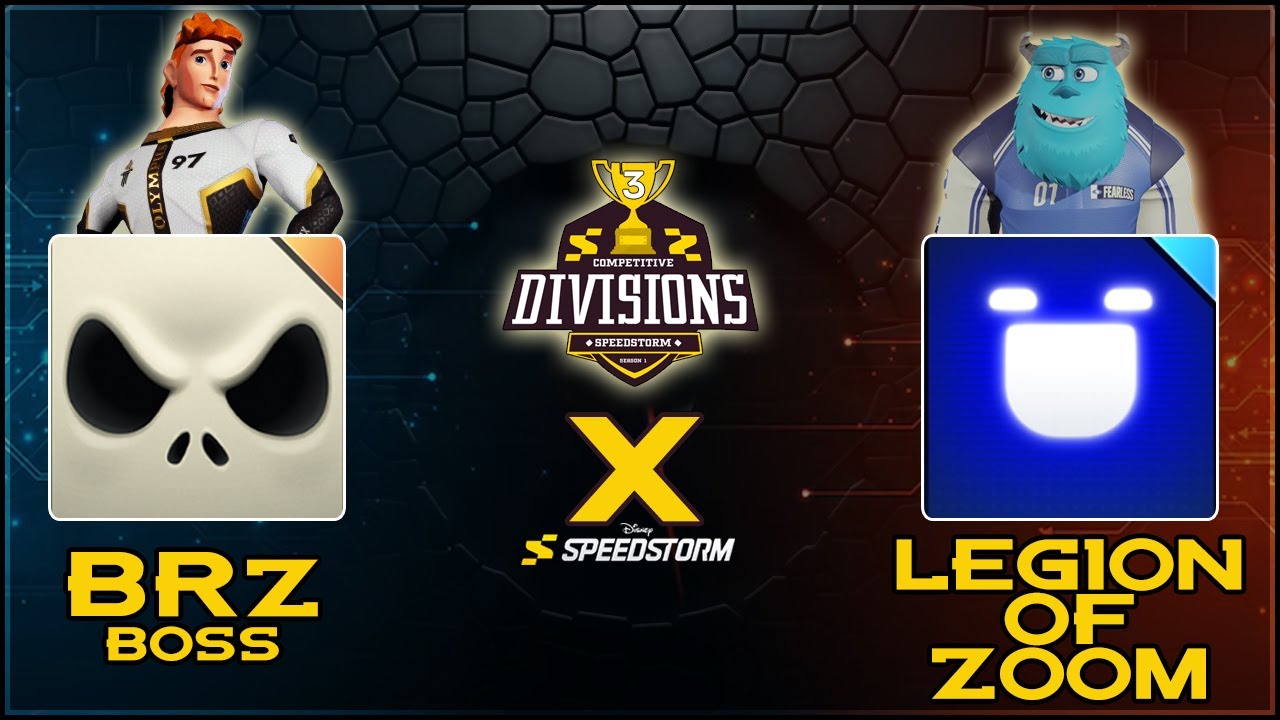 BRz Boss vs Legion of Zoom - Divisions Knockouts 2 - Speedstorm - YouTube
