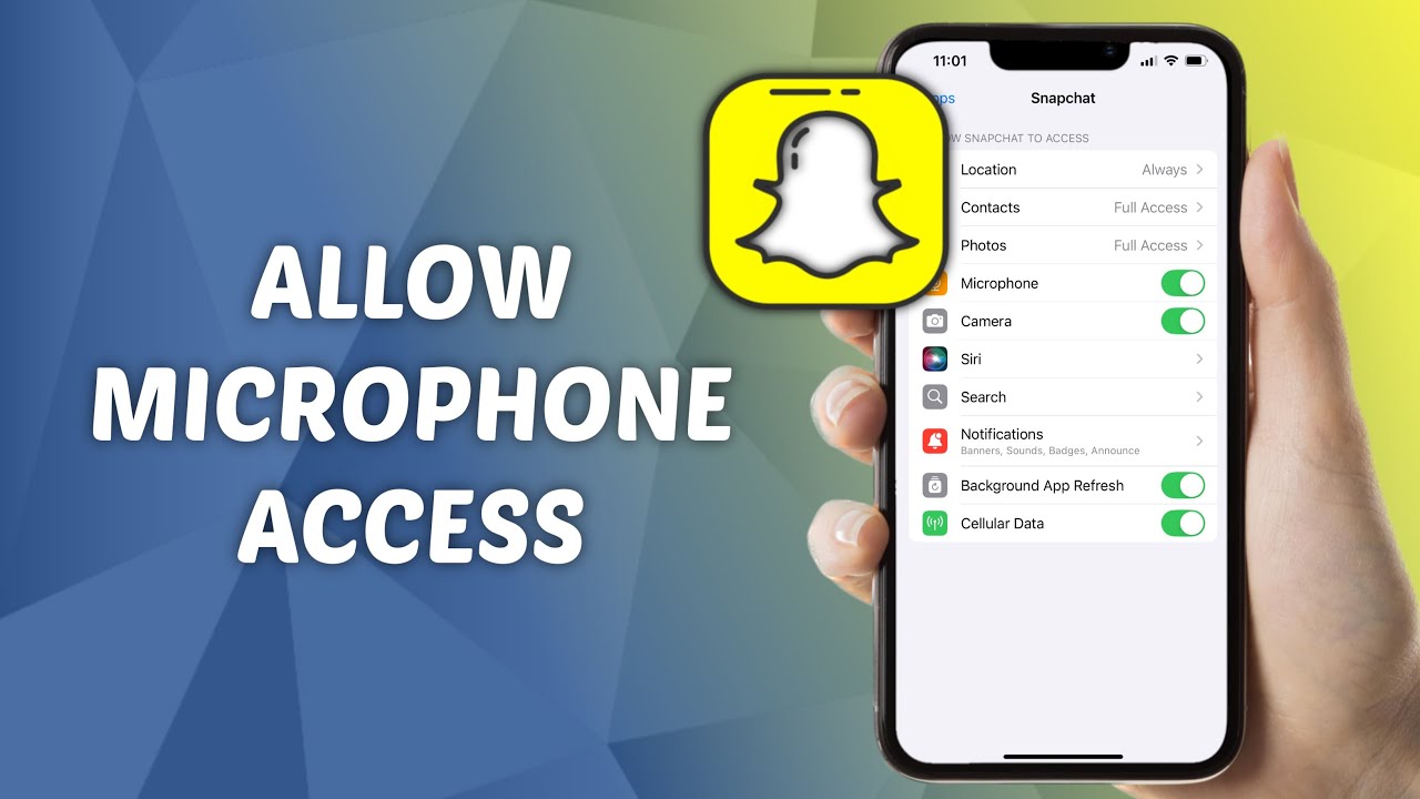 How to Allow Snapchat to Access Microphone - Full Guide - YouTube