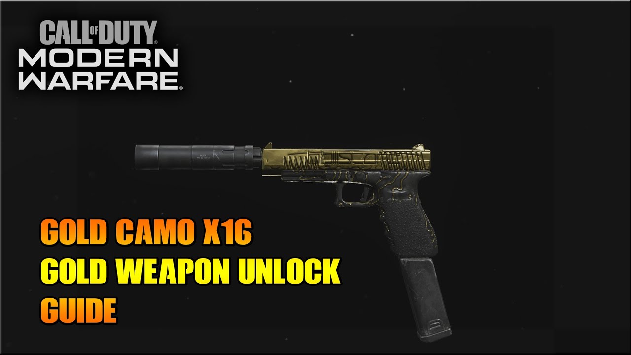 Best X16 Class Setup & EASY GOLD CAMO in Call Of Duty Modern Warfare ...