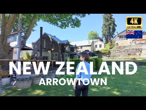 Arrowtown Queenstown New Zealand 4K Walking Tour | Historic Streets, River Trails & Local Food ASMR