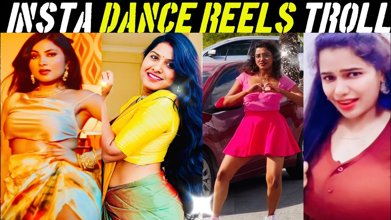 INSTA DANCE REELS TROLL PART 5 || TELUGU FUNNY TROLL || #insta # ...