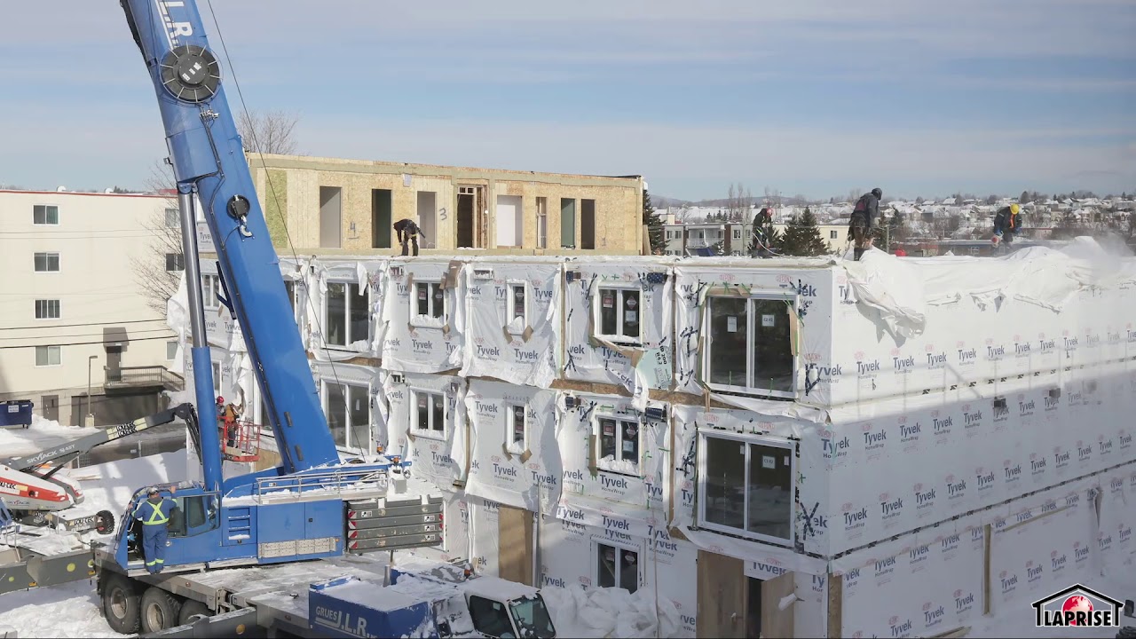 Laprise construction modulaire et en panneaux préusinés - 4 étages - 24 ...
